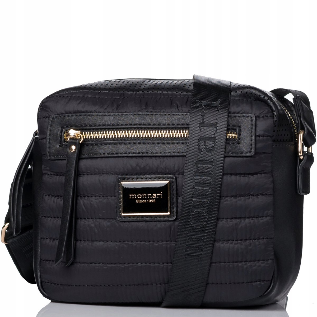 Sportowa Pikowana Torebka Listonoszka Monnari Czarna - MONNARI | Moda Sklep EMPIK.COM
