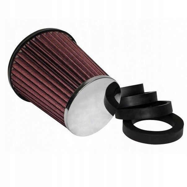 Sportowy filtr powietrza APA 17432-a23 uniwersalny z adapterami ...