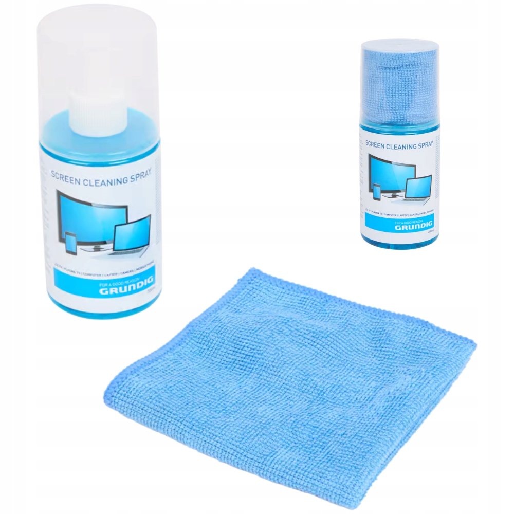 Spray do czyszczenia ekranów LCD Telefonów + Ściereczka - Grundig ...