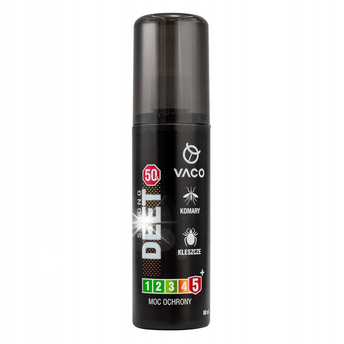 Spray na Komary Kleszcze Meszki Preparat Vaco Strong 80ml 50% Deet ...