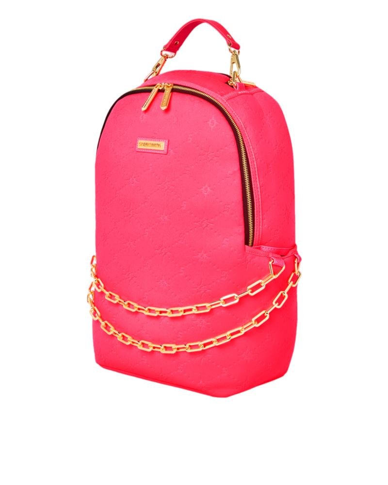 Sprayground Pink Puffy Bag Dlxvf Backpack, plecak sportowy ...