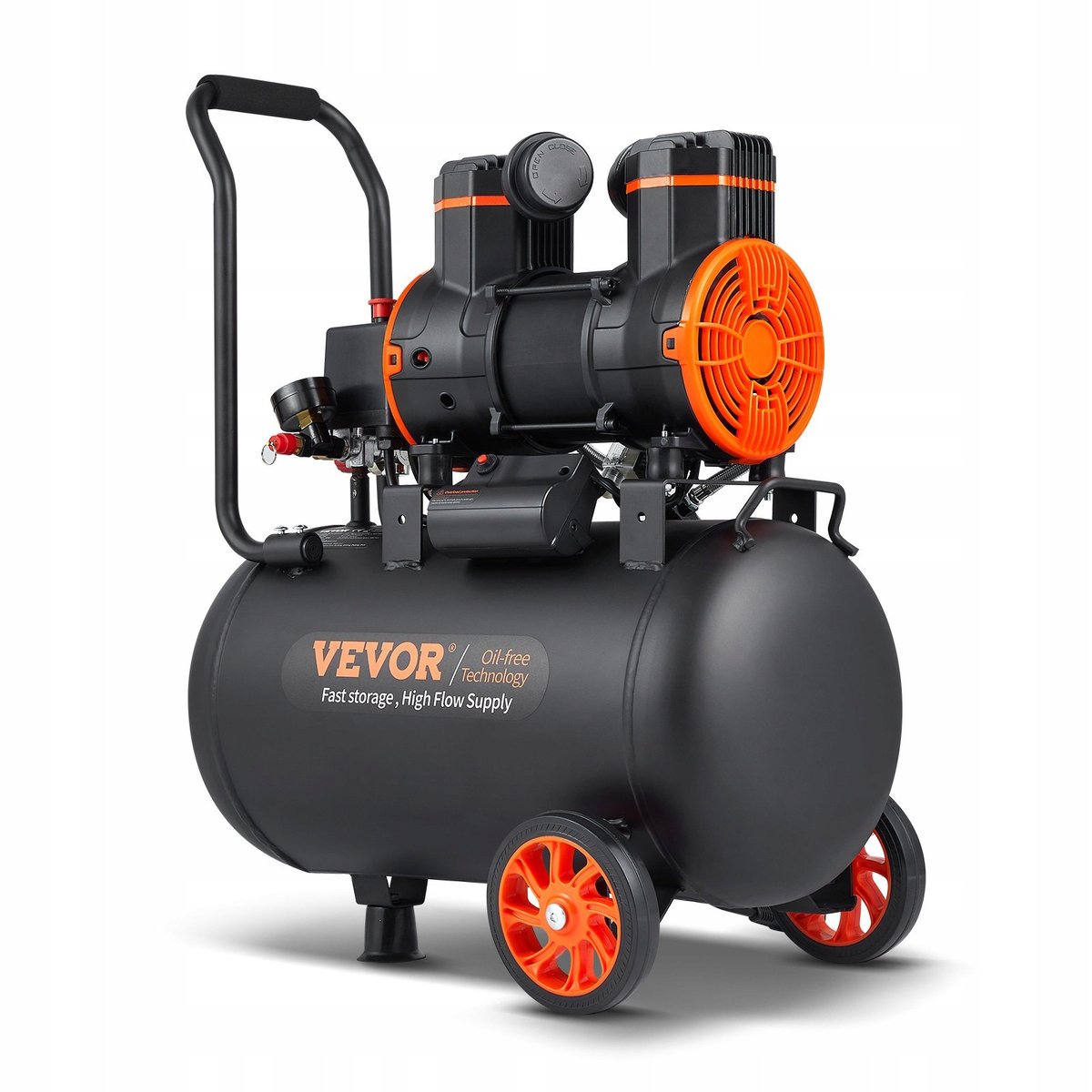 Sprężarka powietrza kompresor olejowy 24 l 1450 w 6,2 bar 70 db - Inna ...