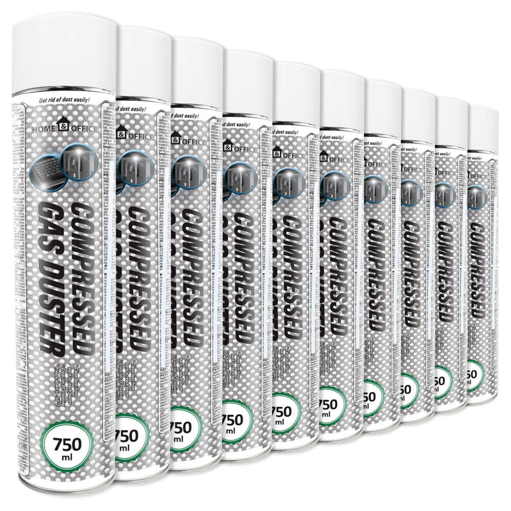 Sprężony Gaz Aabcooling 10X 750Ml Home&Office Compressed Air Duster Do Konserwacji Komputerów ...