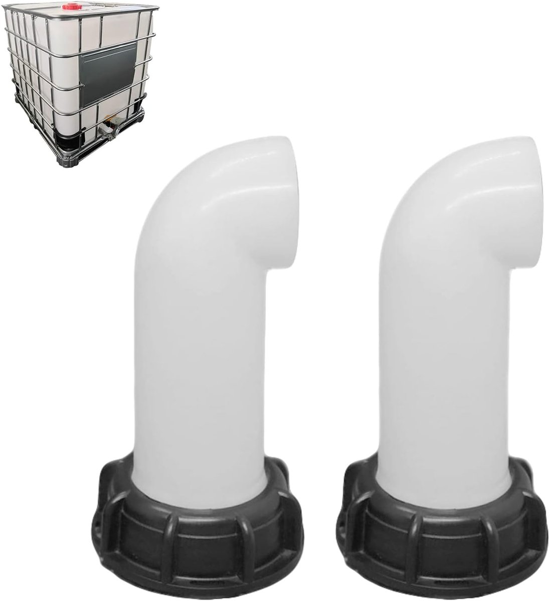 Sprießen 2 pcs Water Tank Nozzle Valve, Water Tank Valve, IBC Water ...