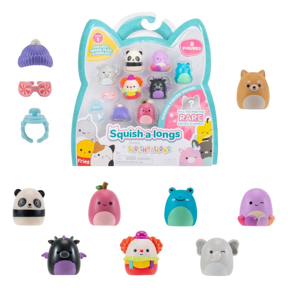 Squishmallow Squish a longs Mini Figures 8-Pack Style 3 3 cm - Inna ...