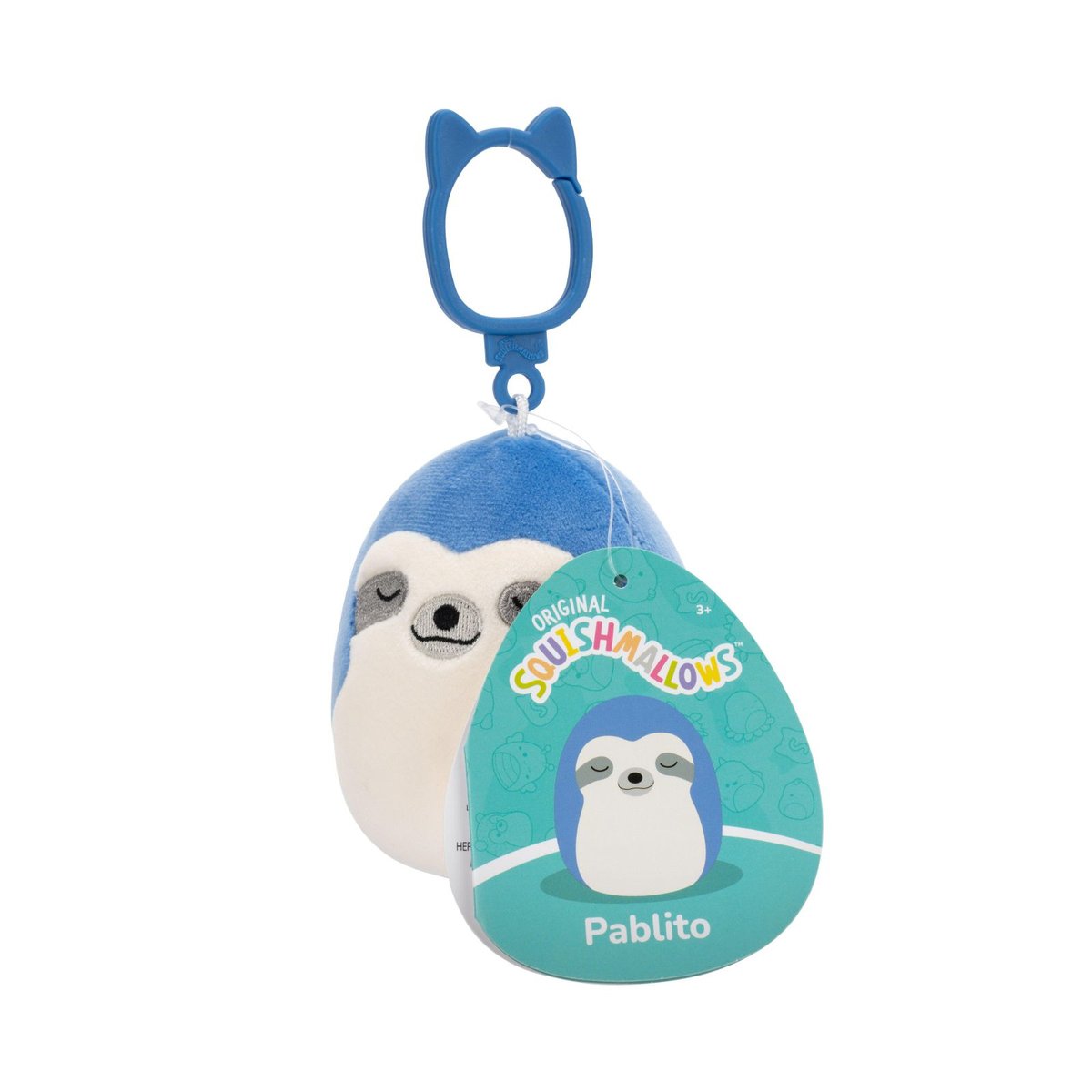 Squishmallows - 9 Cm P22 Clip On - Pablito Blue Sloth - JAZWARES ...