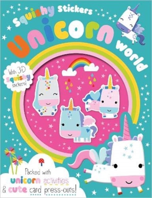 Squishy Stickers Unicorn World - Opracowanie zbiorowe | Książka w Empik
