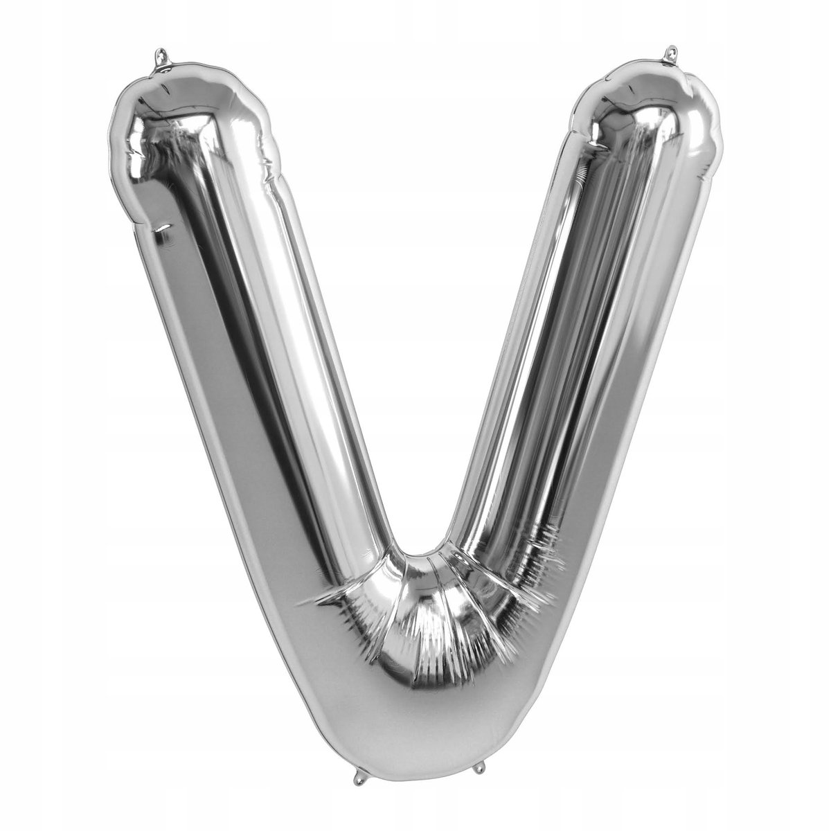 SREBRNY BALON KSZTAŁT LITERY 40CM SREBRNA LITERA V - M-Import | Przyjęcia i okazje w Sklepie ...