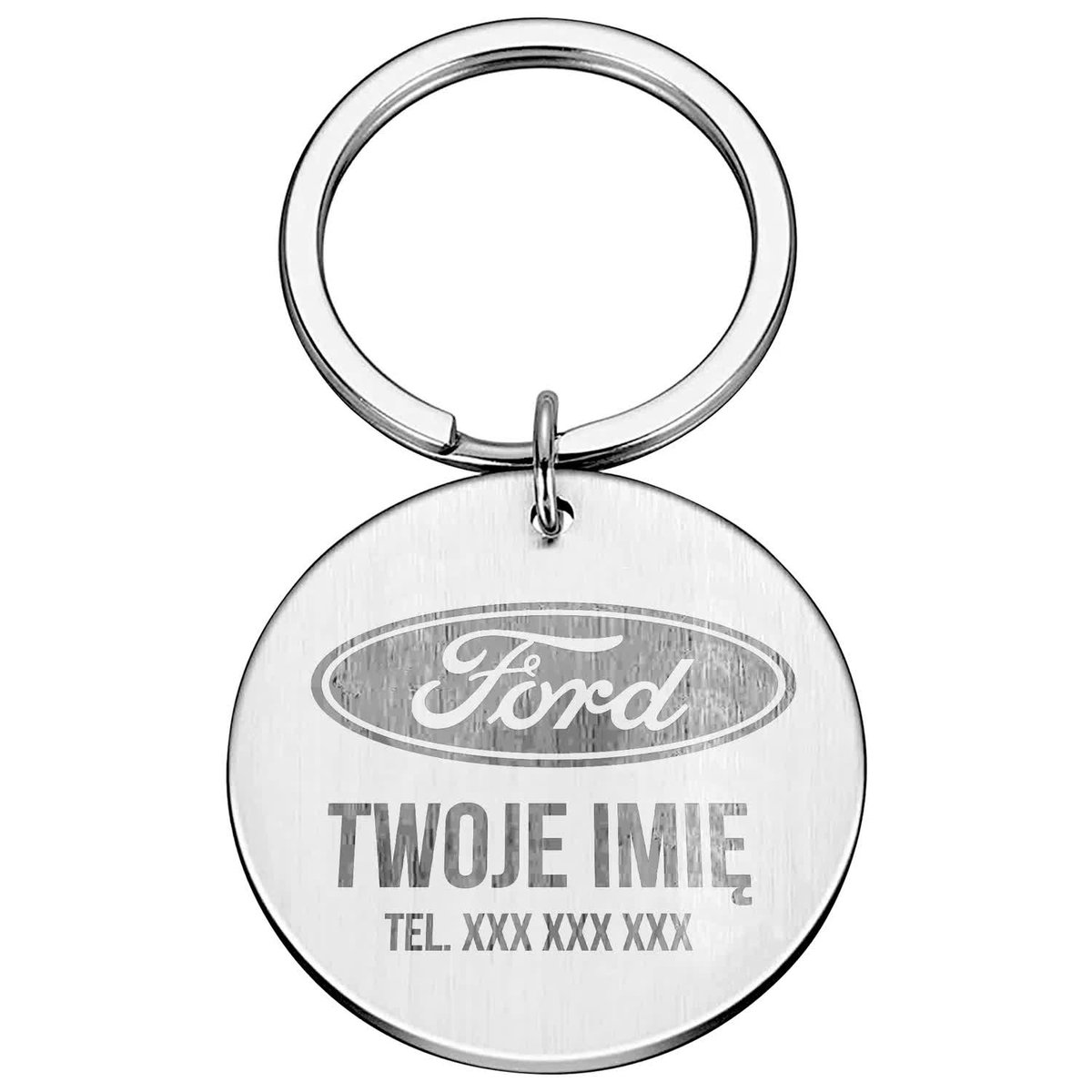Srebrny Brelok Samochodowy Klucze Grawer Ford Wzo - Inna marka | Sklep ...