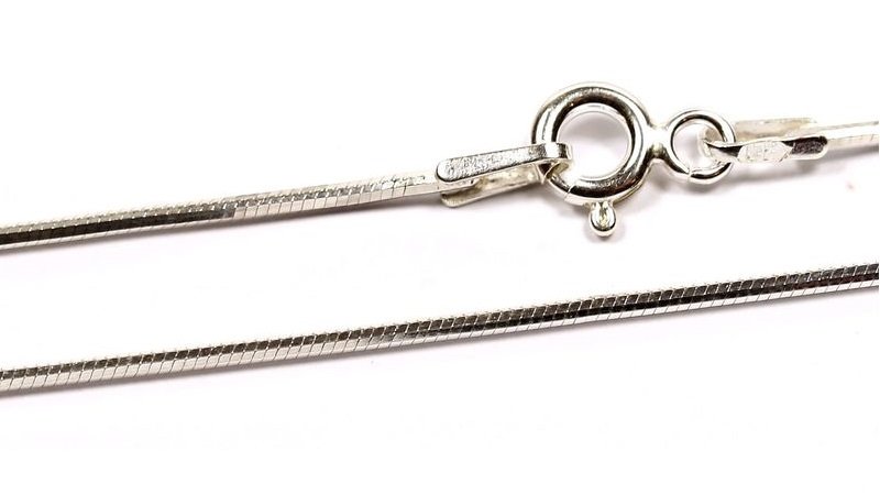 SREBRNY DELIKATNY ŁAŃCUSZEK LINKA/ŻYŁKA 50cm. 925! - Zamiennik/inny | Moda Sklep EMPIK.COM