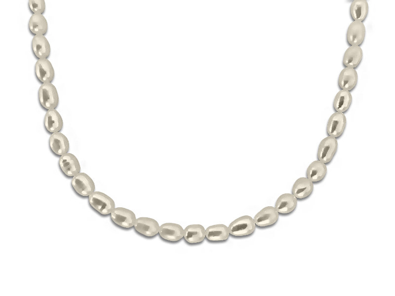 Srebrny Naszyjnik 925 Pozłacany Naturalne Perły - Lovrin | Moda Sklep ...