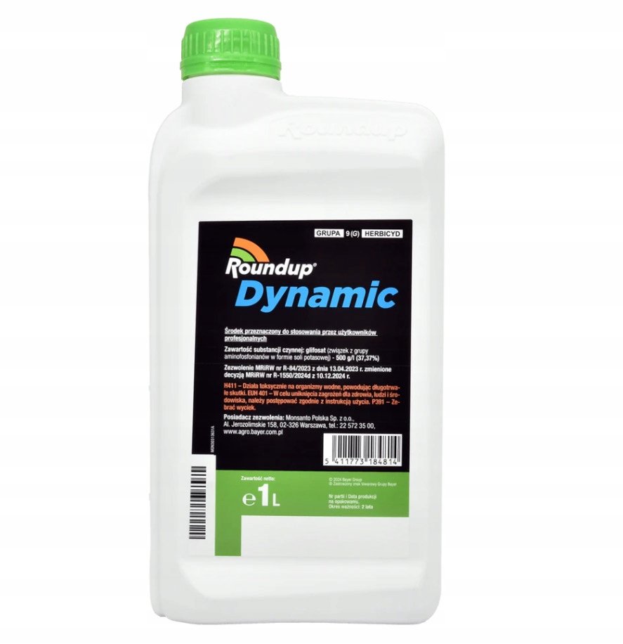 ŚRODEK CHWASTOBÓJCZY ROUNDUP DYNAMIC SL613 1L - Bayer | Sklep EMPIK.COM