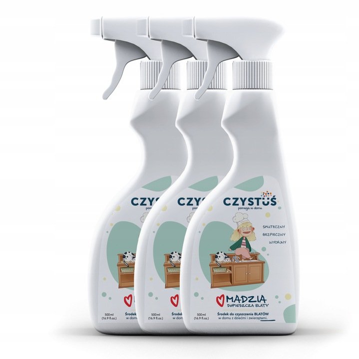 Środek Do Czyszczenia Blatów Madzia X3 Czystuś - CZYSTUŚ | Sklep EMPIK.COM Środek Do Czyszczenia Blatów Madzia X3 Czystuś - CZYSTUŚ | Sklep EMPIK.COM