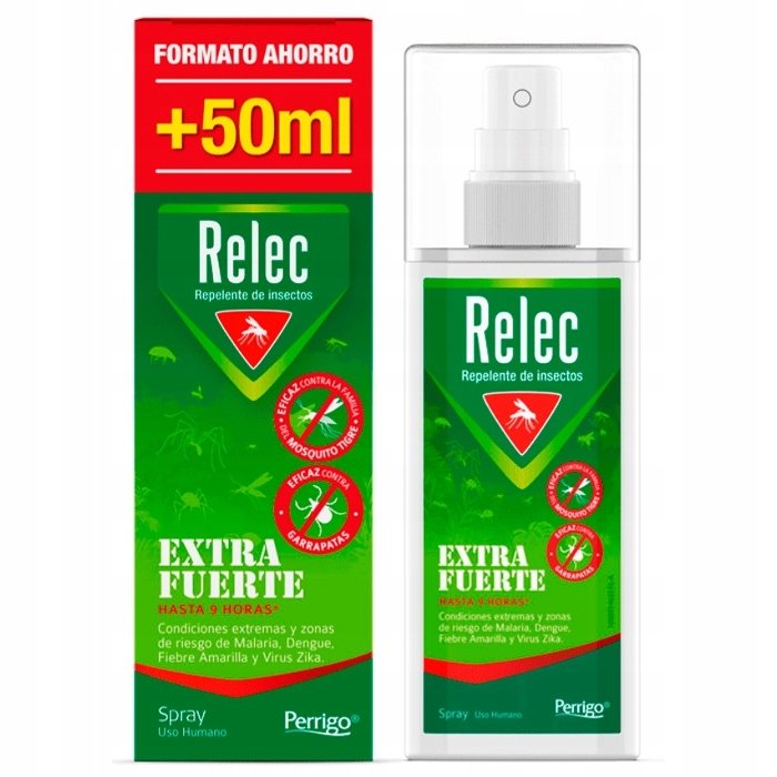 Środek odstraszający przed komarami Relec Extra Strong Spray XL 125 ml ...