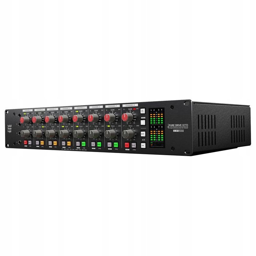 SSL Pure Drive Quad 4-kanałowy przedwzmacniacz mikrofonowy 192 kHz/32 ...