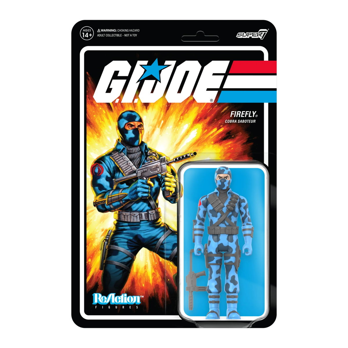 SSuper7 - GI Joe W3 Firefly Comic Reaction FIG, wielokolorowy, (RE ...