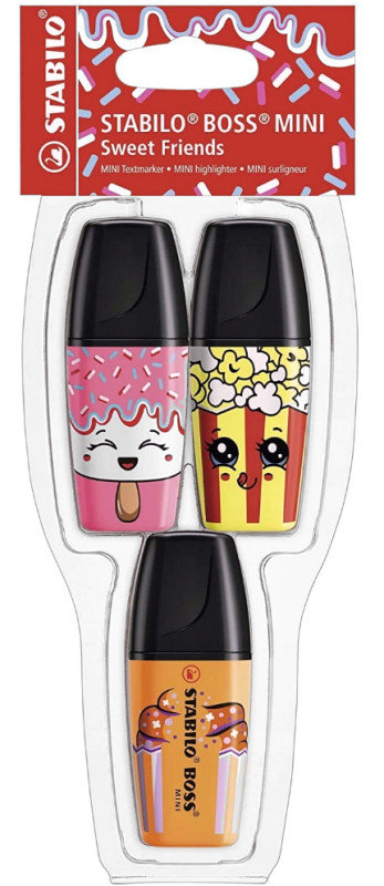 STABILO BOSS MINI Sweet Friends etui 3 szt. 07/03-58 - Stabilo | Sklep ...