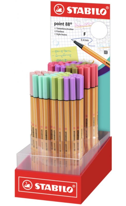Stabilo, [BS] CIENKOPISY STABILO DISPLAY 80SZT 88/80-02 - Stabilo ...