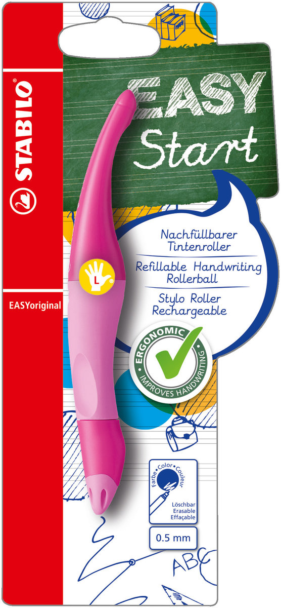 Stabilo, Pióro Easy Original Start różowe dla leworęcznych Stabilo ...