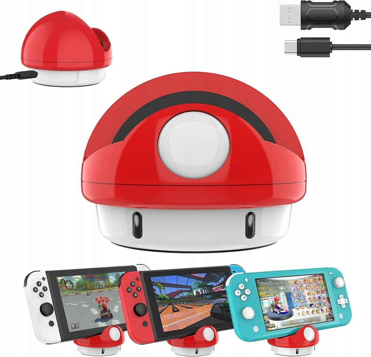 Stacja dokująca Dock HDMI USB do Nintendo Switch POKEMON - Inny ...