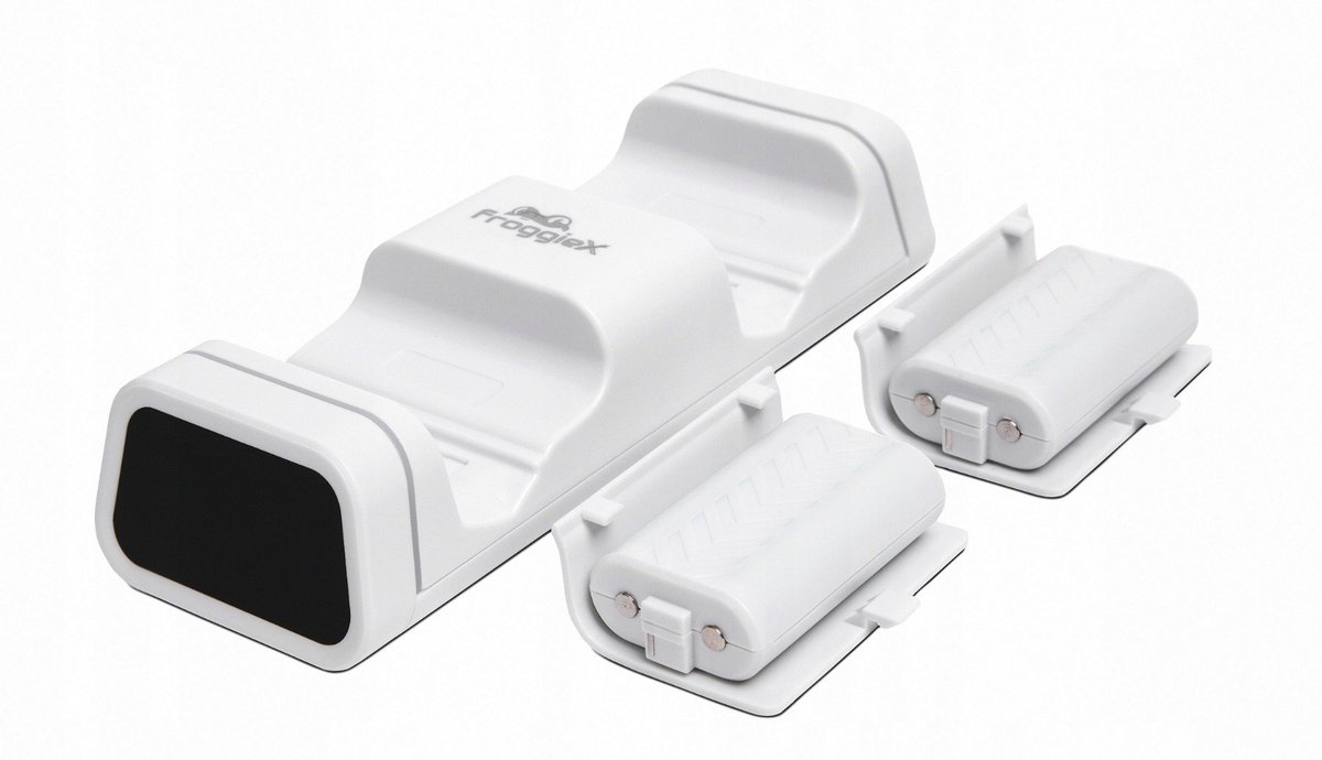 Stacja dokująca FROGGIEX FX-XB-C2-W Xbox One + 2 akumulatory - Inny ...