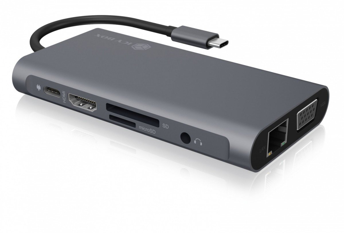 Stacja dokująca ICYBOX IB-DK4040-CPD, USB-C - IcyBox | Sklep EMPIK.COM Stacja dokująca ICYBOX IB-DK4040-CPD, USB-C - IcyBox | Sklep EMPIK.COM