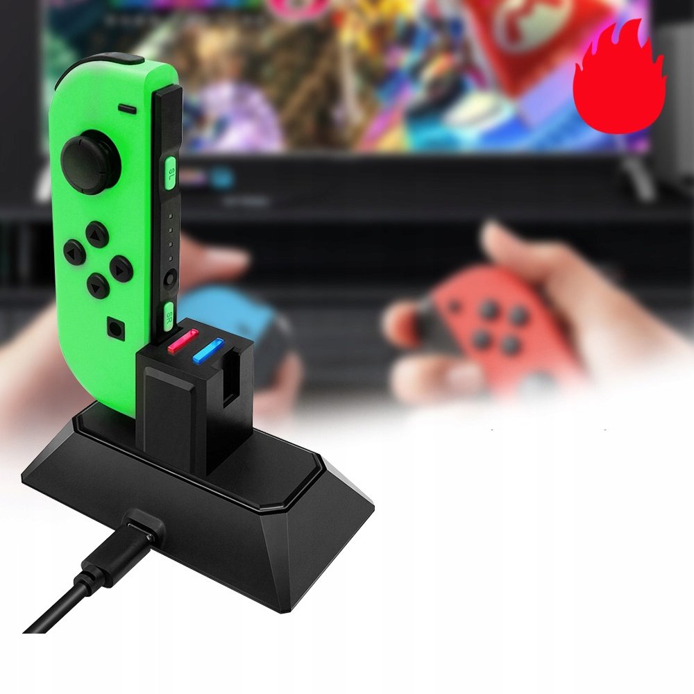 STACJA DOKUJĄCA ŁADOWARKA GRIP NA 2x JOY-CON do NINTENDO SWITCH /NS OLED - Inny producent | Gry ...