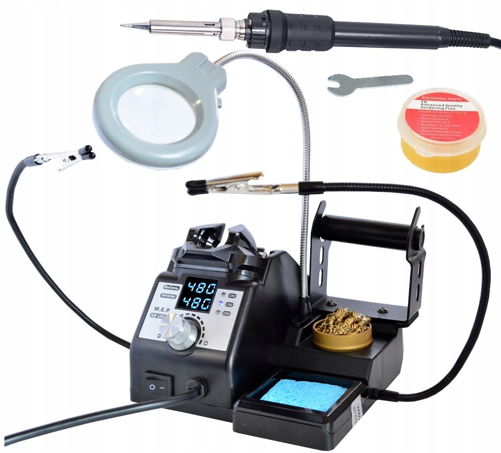 Stacja lutownicza HOTAIR WEP 926LED-IV 130W +Pasta lutownicza ZD-18 50g - Hotair | Sklep EMPIK.COM