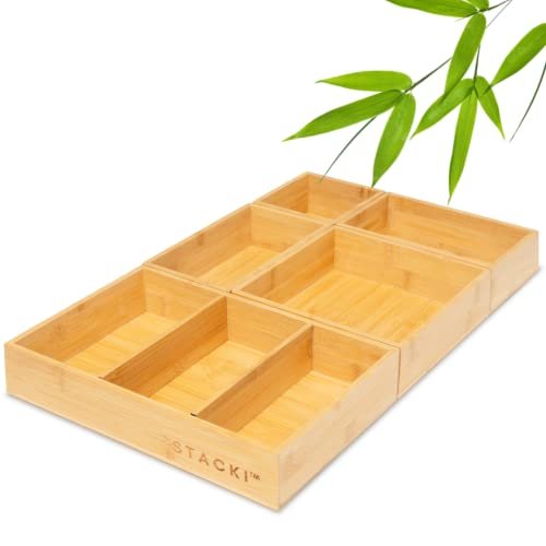 Stacki Organizer Do Szuflad Ze Ścianką Działową Organizer - Inna marka ...