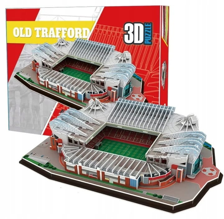 Stadion piłkarski - OLD TRAFFORD - FC Manchester United - Puzzle 3D 138 ...