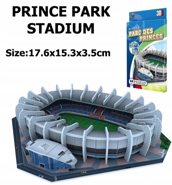 Stadion Prince Park PSG puzzle 3D Paris Saint-Germain prezent - Inna ...