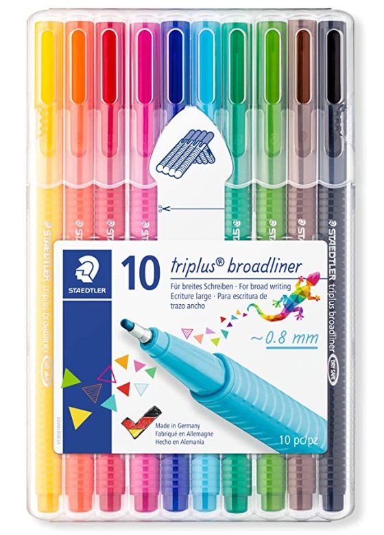 STAEDTLER- triplus broadliner - 10 szt. - Staedtler | Sklep EMPIK.COM