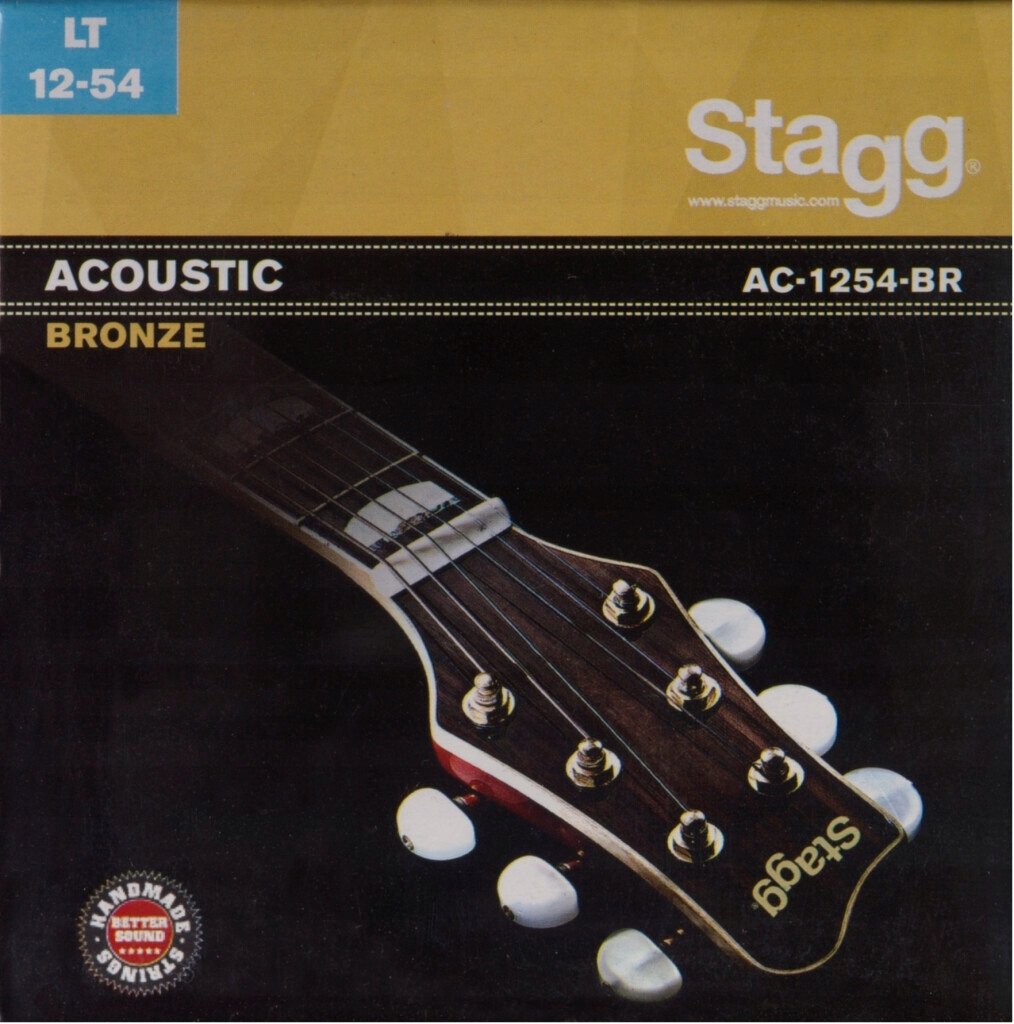 Stagg AC1254 - struny do gitary akustycznej + KOSTKA - Stagg | Muzyka ...