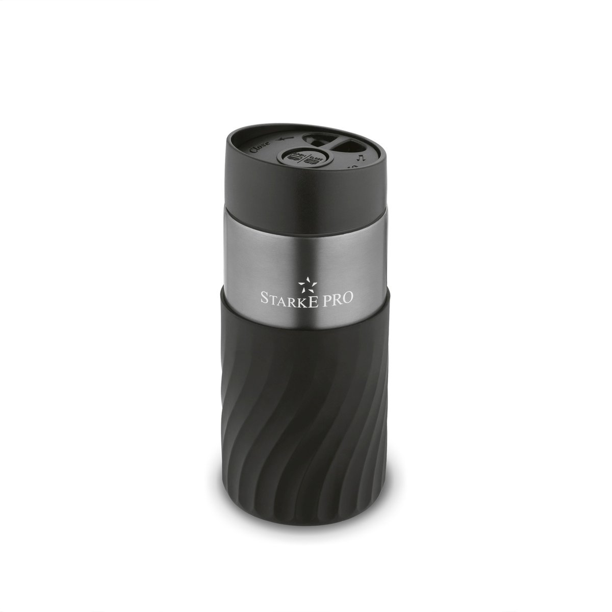 Stalowy KUBEK TERMICZNY do kawy 300ml srebrny TERMOS próżniowy Arabusta - Starke PRO | Sklep ...