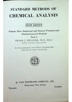 Standard methods of chemical analysis - | Książka w Empik