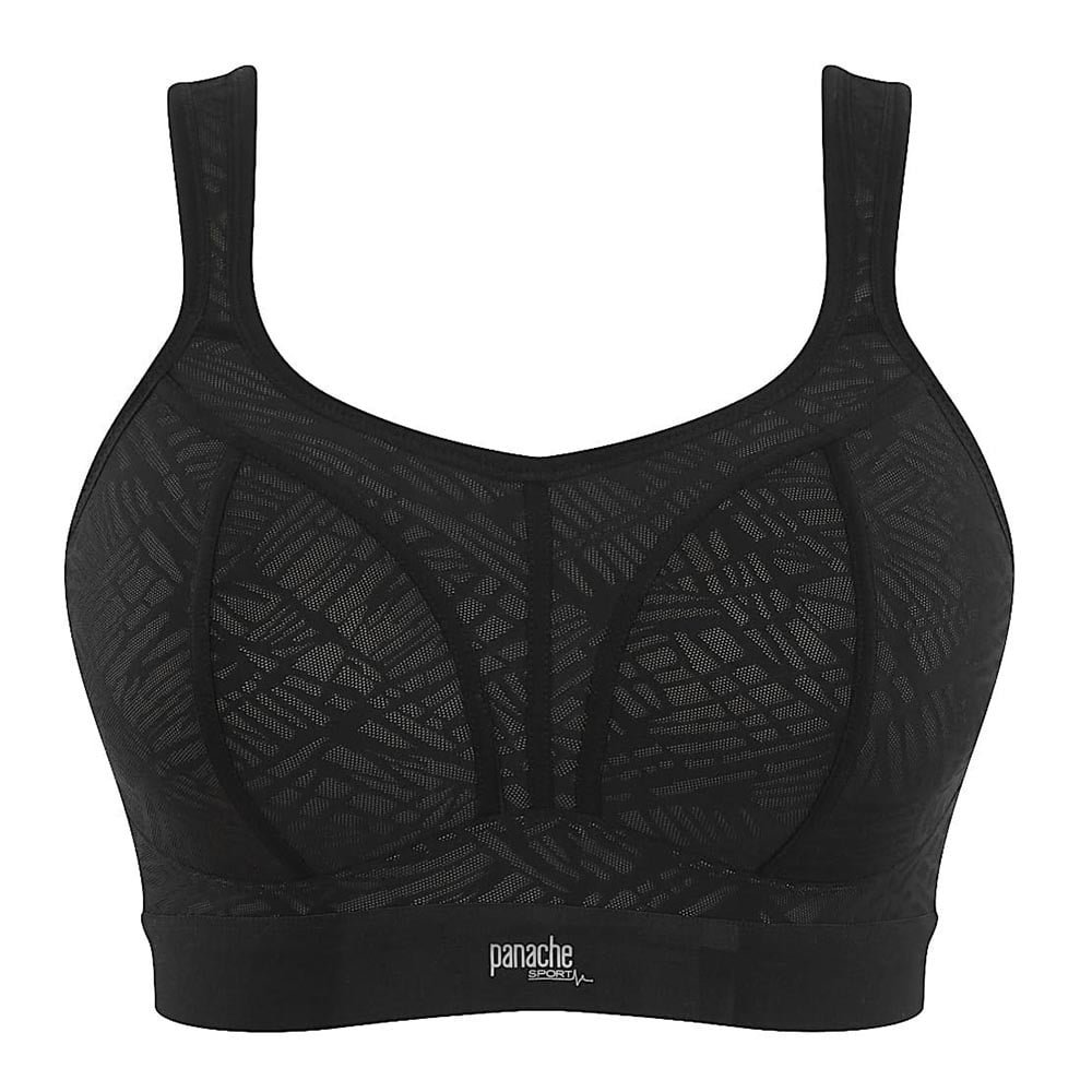 Stanik Panache Sport Non Wired Sports Bra Czarny (7341C-Black-Latte ...