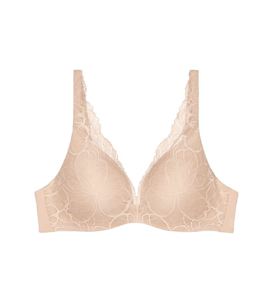 STANIK Push up BIUSTONOSZ Triumph KORONKA Body Make-Up Illusion Lace WP ...