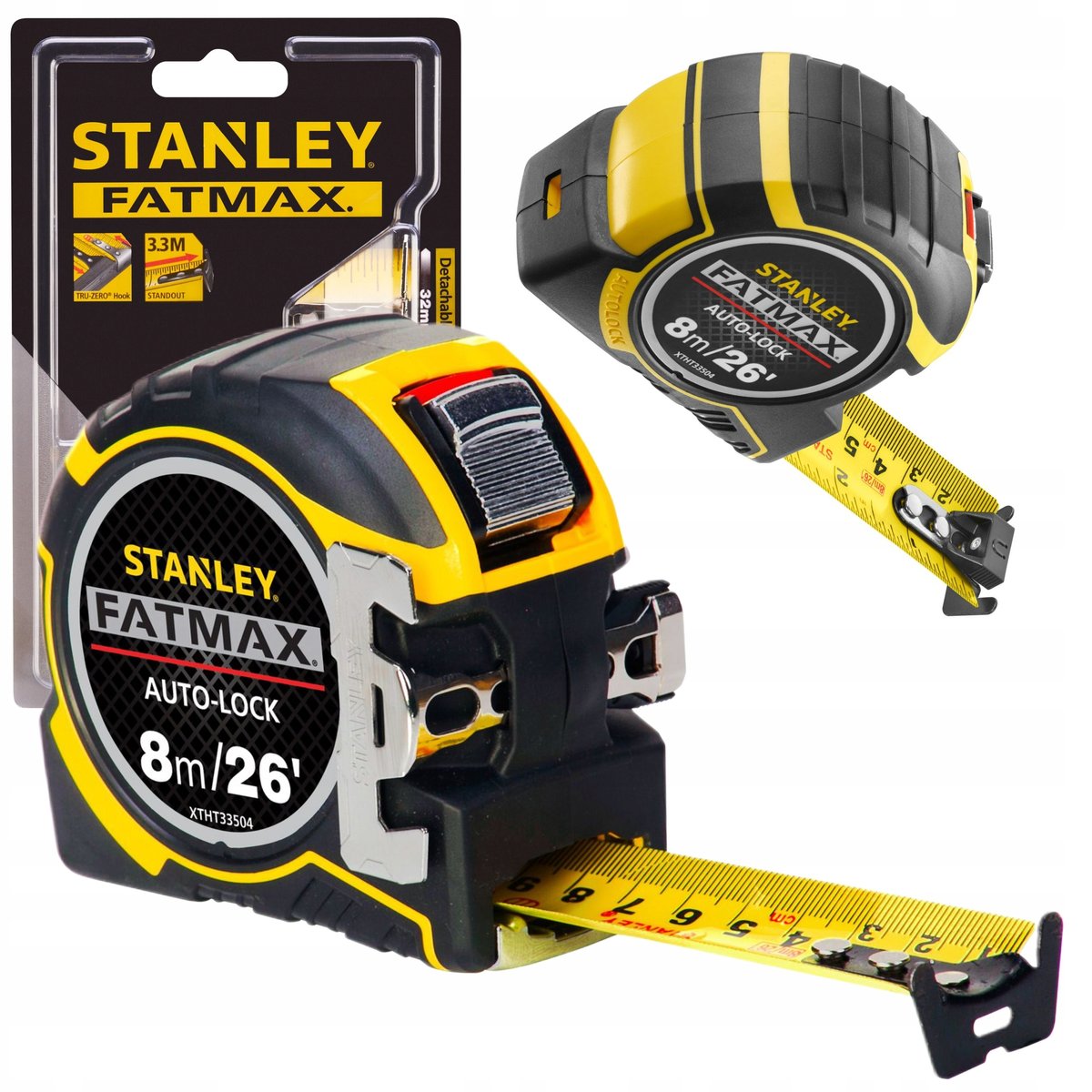 Stanley Fatmax Miara Autolock Metrówka Miarka 8M/E X 32Mm Xtht0-33504 ...