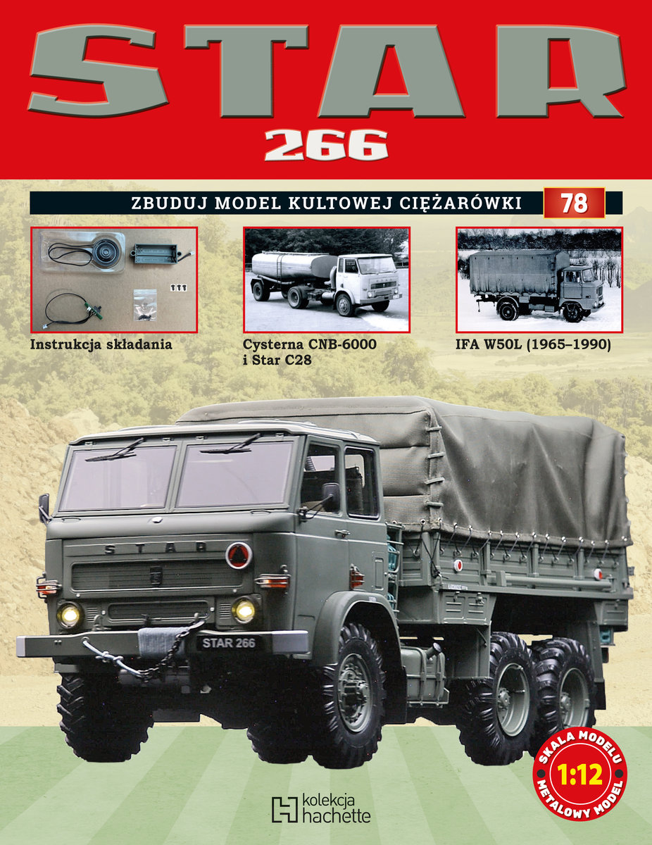Star 266 Zbuduj Model Kultowej Ciężarówki - Hachette Polska Sp. z o.o. | Prasa Sklep EMPIK.COM