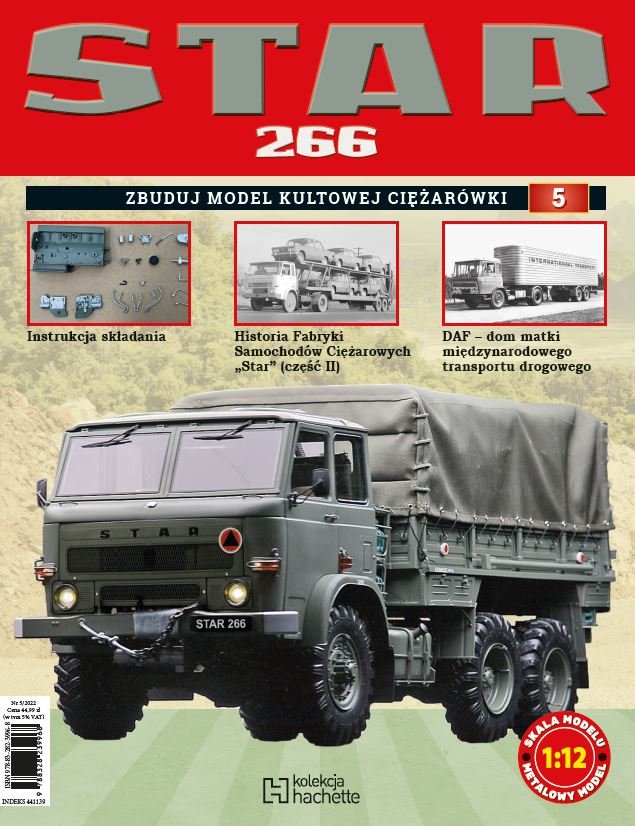 Star 266 Zbuduj Model Kultowej Ciężarówki Nr 5 - Hachette Polska Sp. z ...