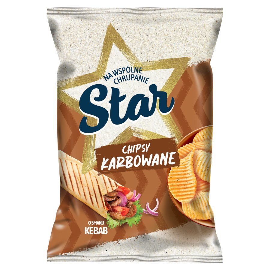 Star Chips Chipsy Karbowane Kebab 130g - Frito Lay | Sklep EMPIK.COM