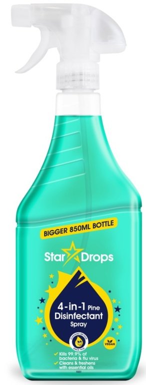 STAR DROPS Płyn dezynfekujący sosnowy 4w1 850ml - Other | Sklep EMPIK.COM