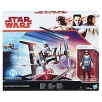 Star Wars, Force Link, Canto Bight Police Speeder, statek z figurką ...