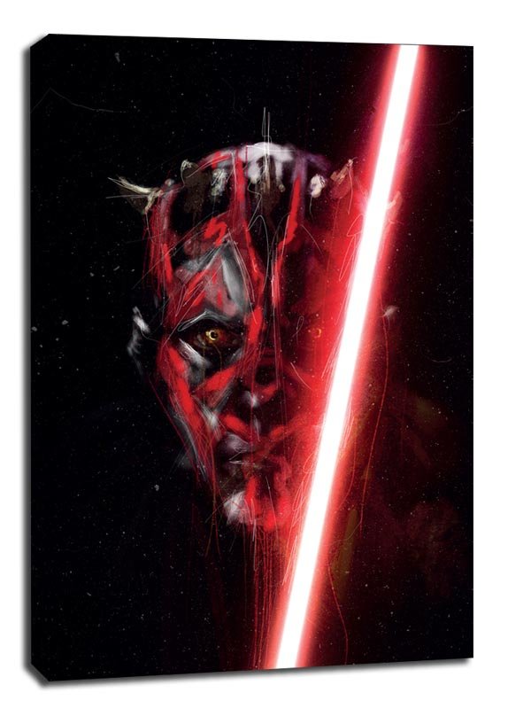 Star Wars Gwiezdne Wojny Darth Maul - obraz na płótnie 70x100 cm ...