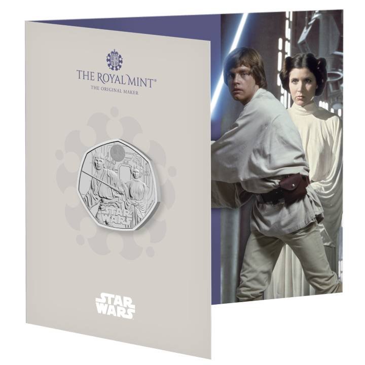 Star Wars: Luke Skywalker and Princess Leia 50p Miedzionikiel 2023 - Inna marka | Sklep EMPIK.COM