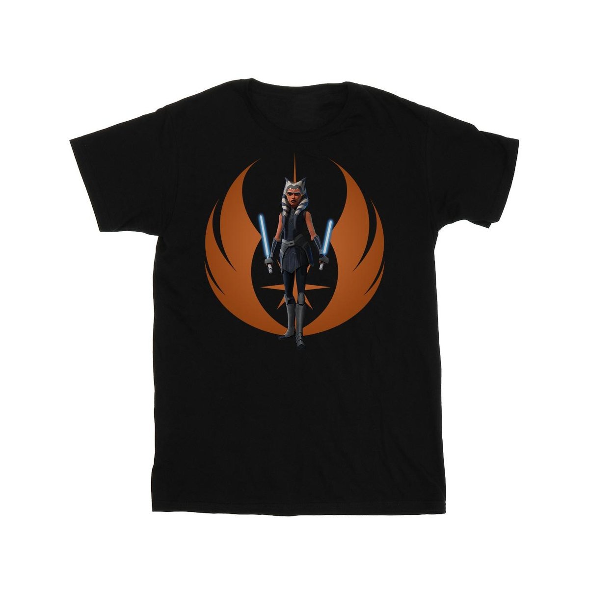 Star Wars Męska Koszulka Clone Wars Ahsoka Rebel Pose (XL 8,5-9 ...