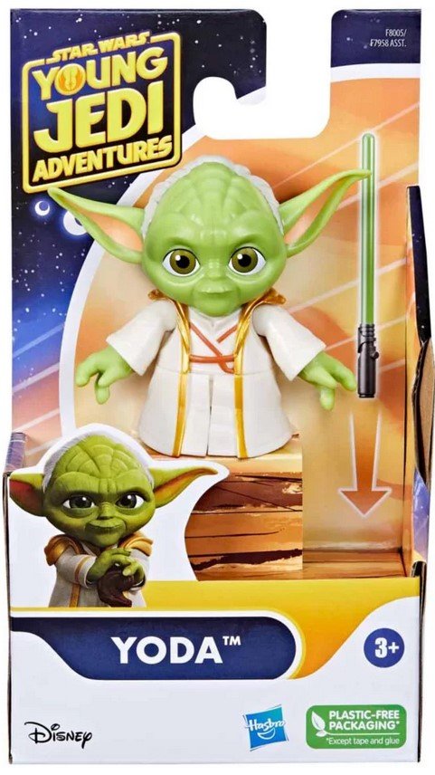 Star Wars Przygody Młodych Jedi Figurka Podstawowa - Yoda, F80055 ...