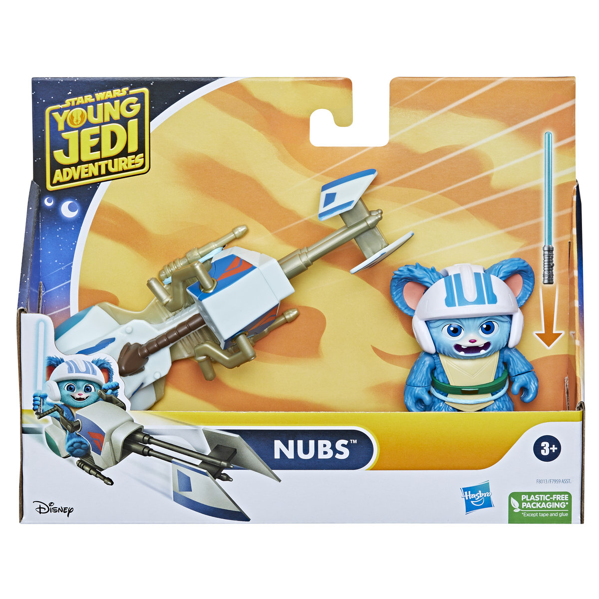 Star Wars Przygody Młodych Jedi Figurka z Pojazdem - Nubs, F80135 ...