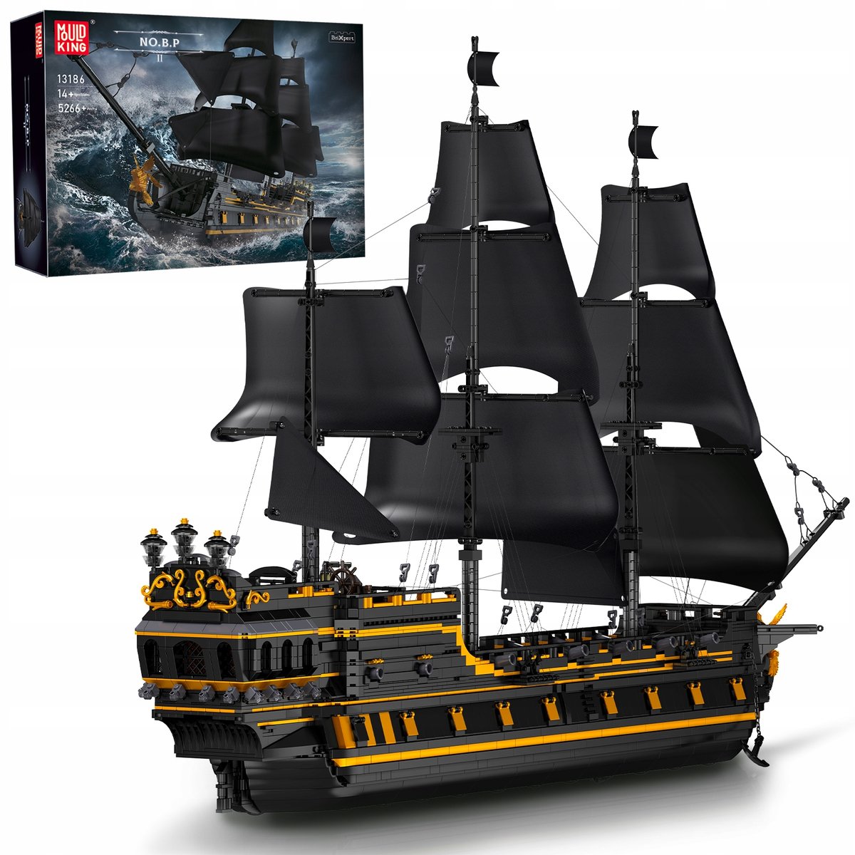 Statek Czarna Perła Black Pearl II - Klocki MOULD KING 5266el. TECHNIC ...