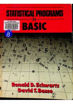 Statistical programs in BASIC - | Książka w Empik